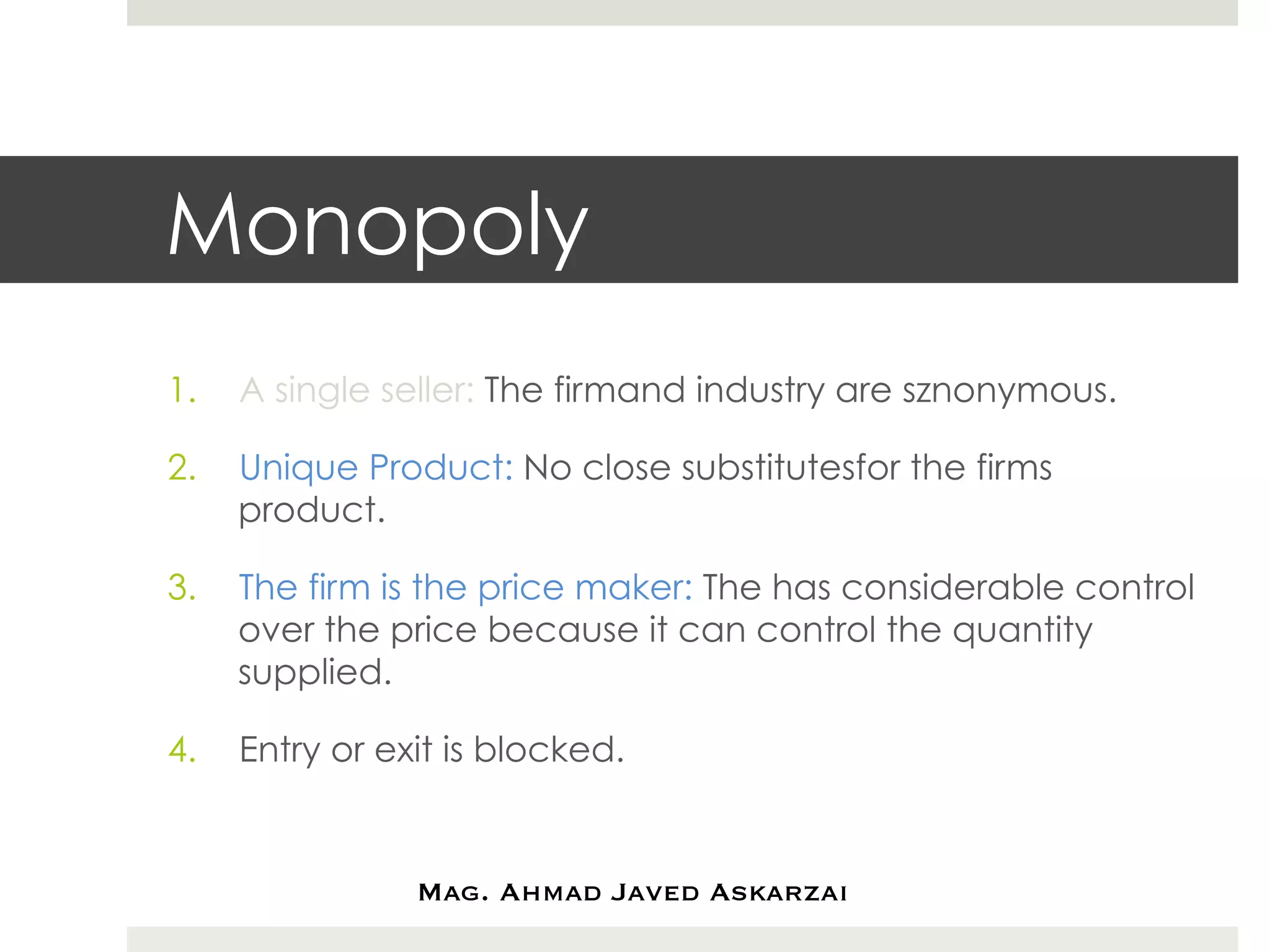 Market structure presentation | PDF