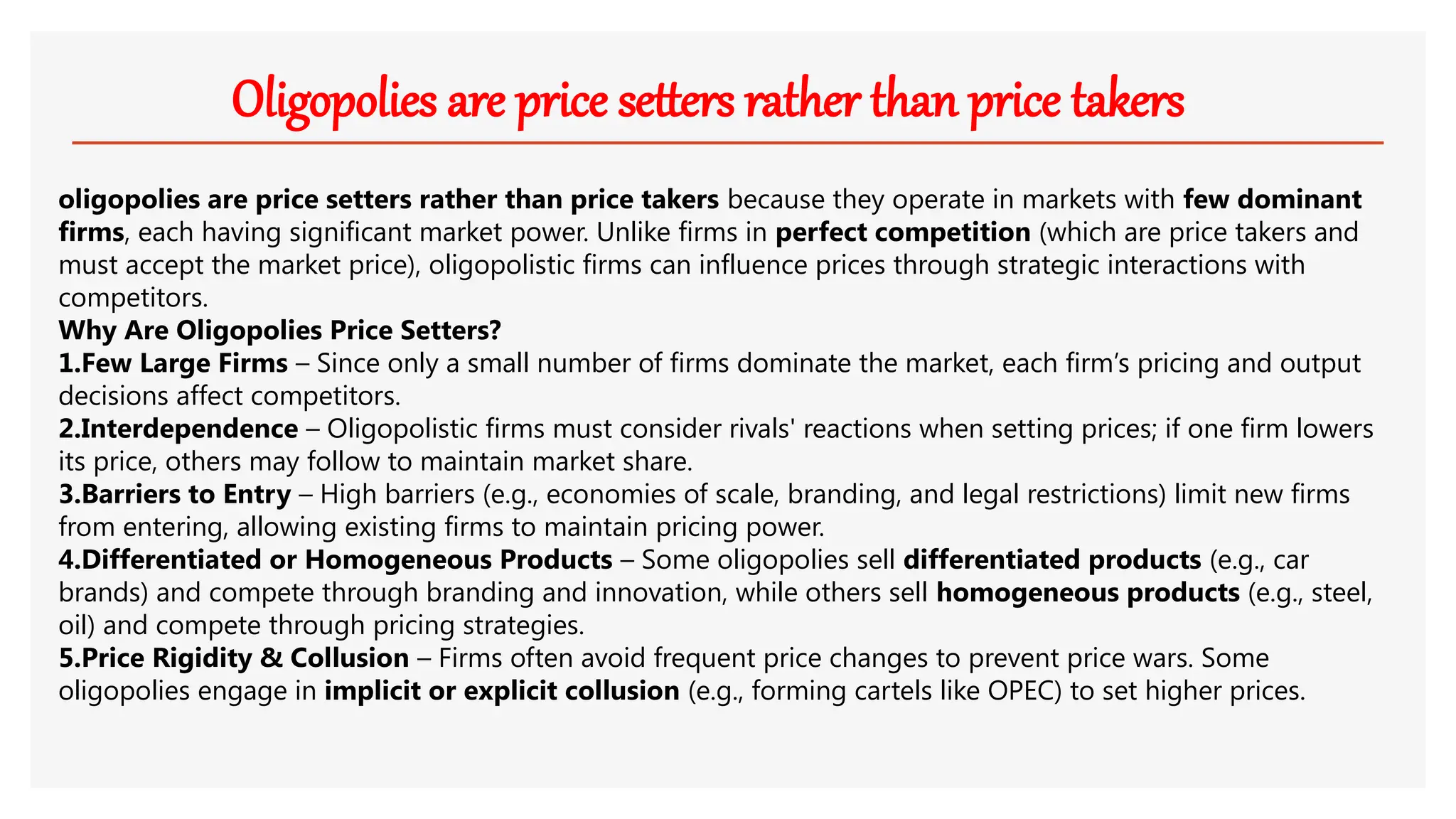 MARKET STRUCTURES in applied economics pptx | PPTX