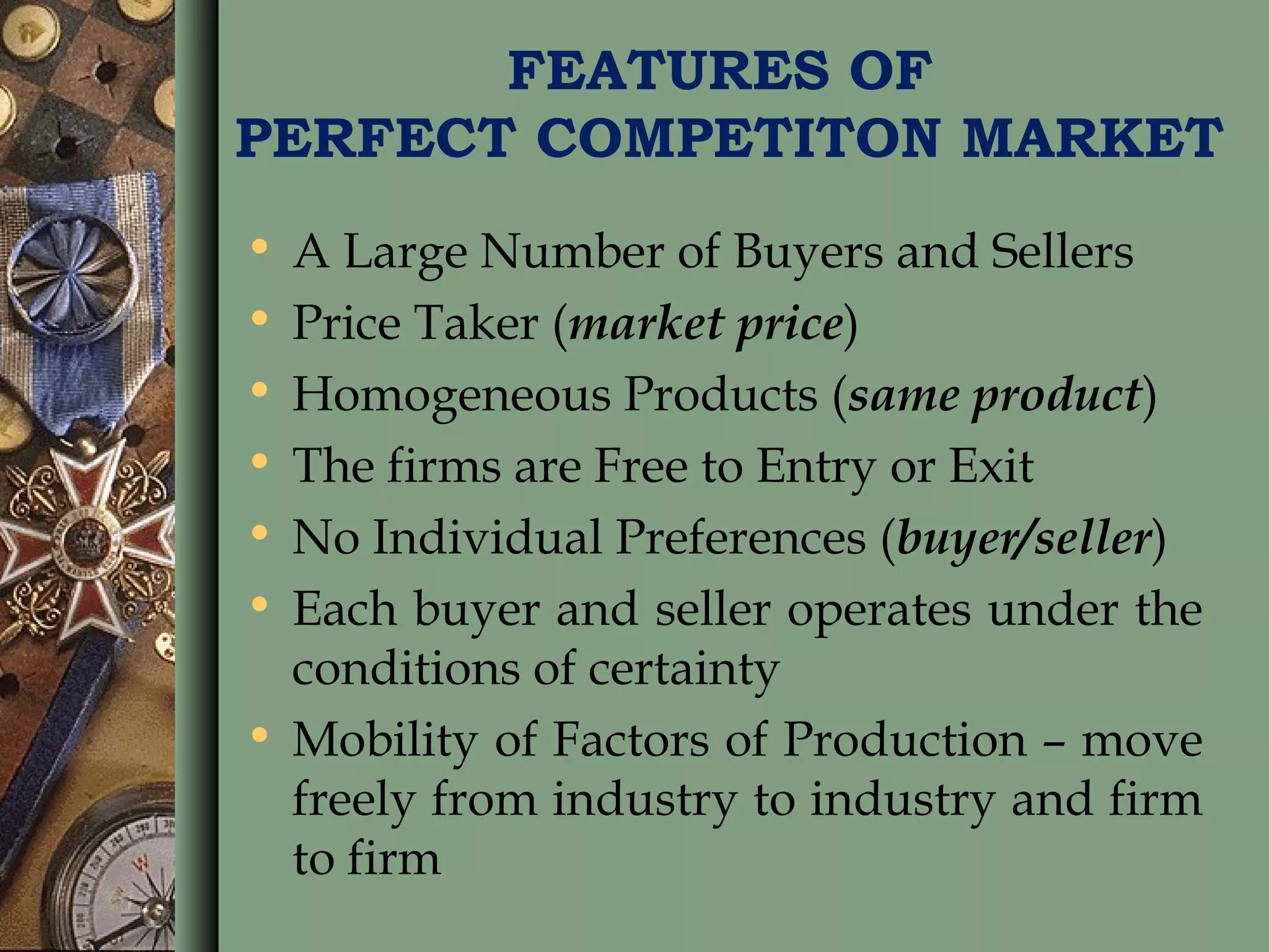 Market structures and price determination | PPT