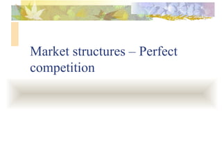 Perfect Competition Companies