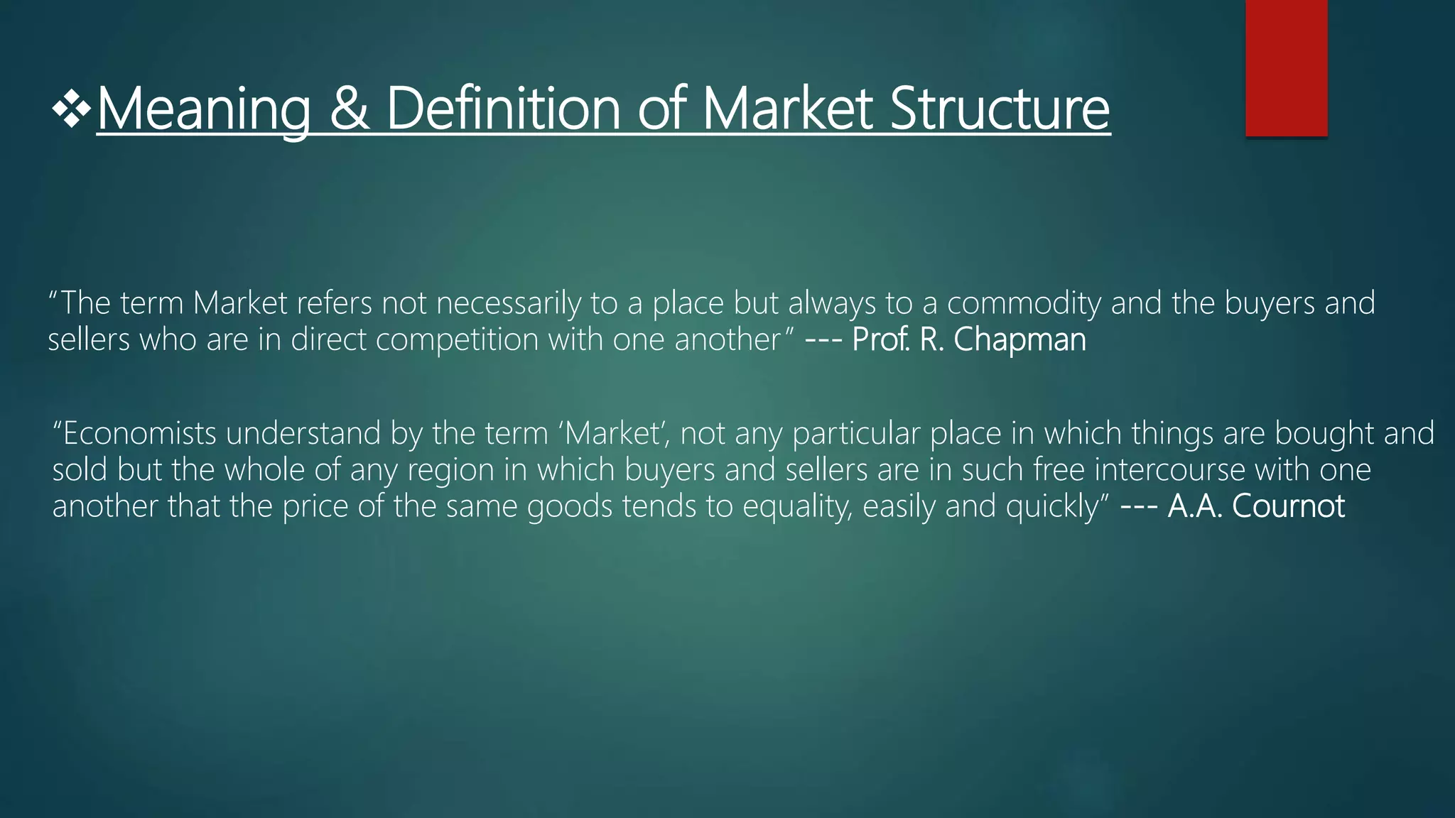 Market structure updated | PPTX