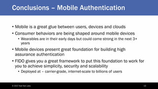 Market Study on Mobile Authentication | PDF