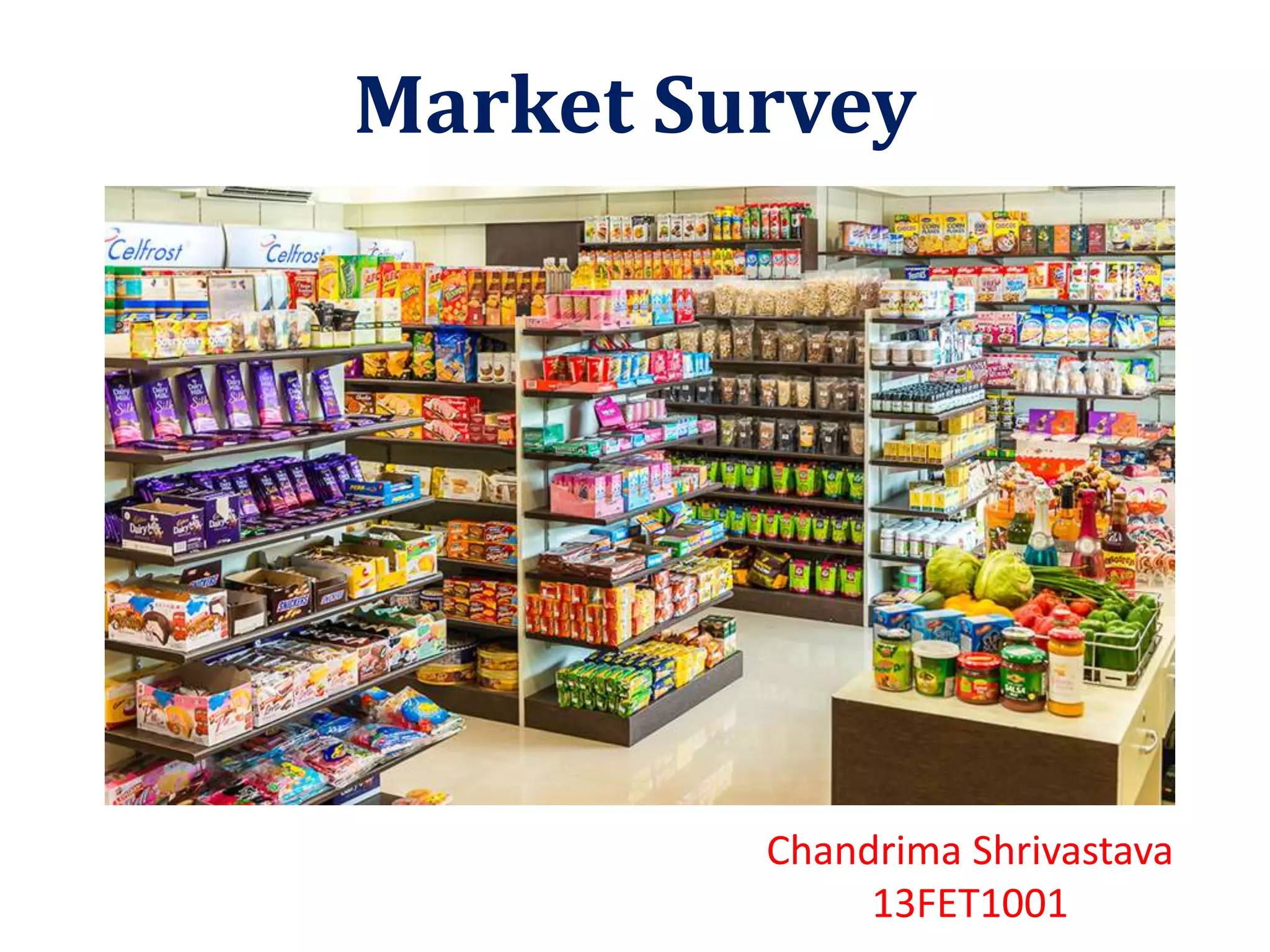 Analysis of Market survey | PPTX