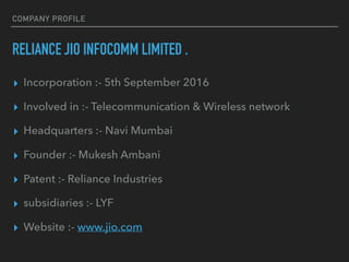 Jio Market survey | PDF