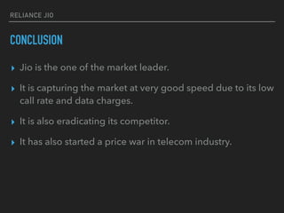 Jio Market survey | PDF