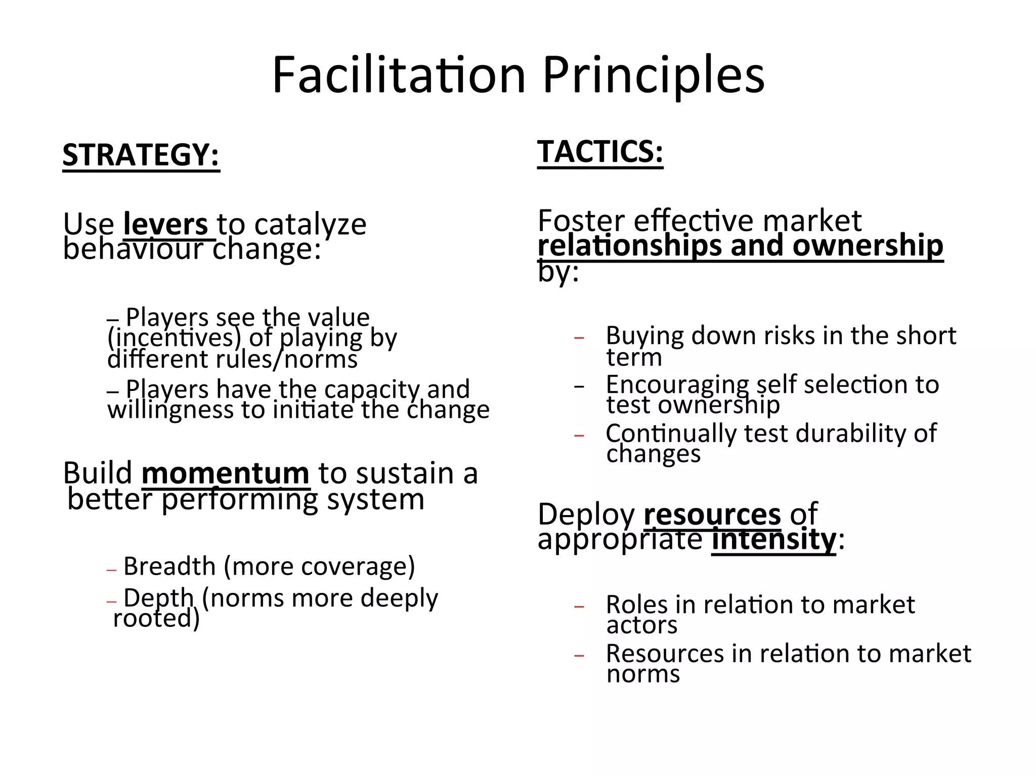 Market Systems Approach | PDF