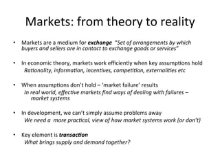 Market Systems Principles | PDF