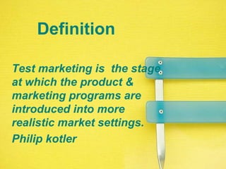 Market testing & commercilisation | PPTX