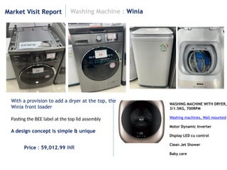 Market visit of indian home appliances - | PPTX