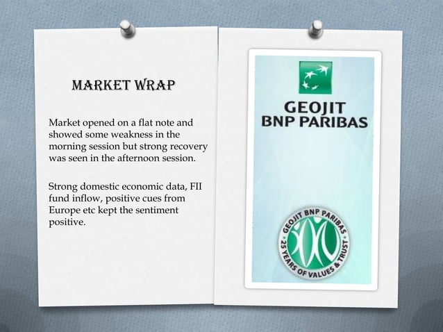 Market wrap | PPT