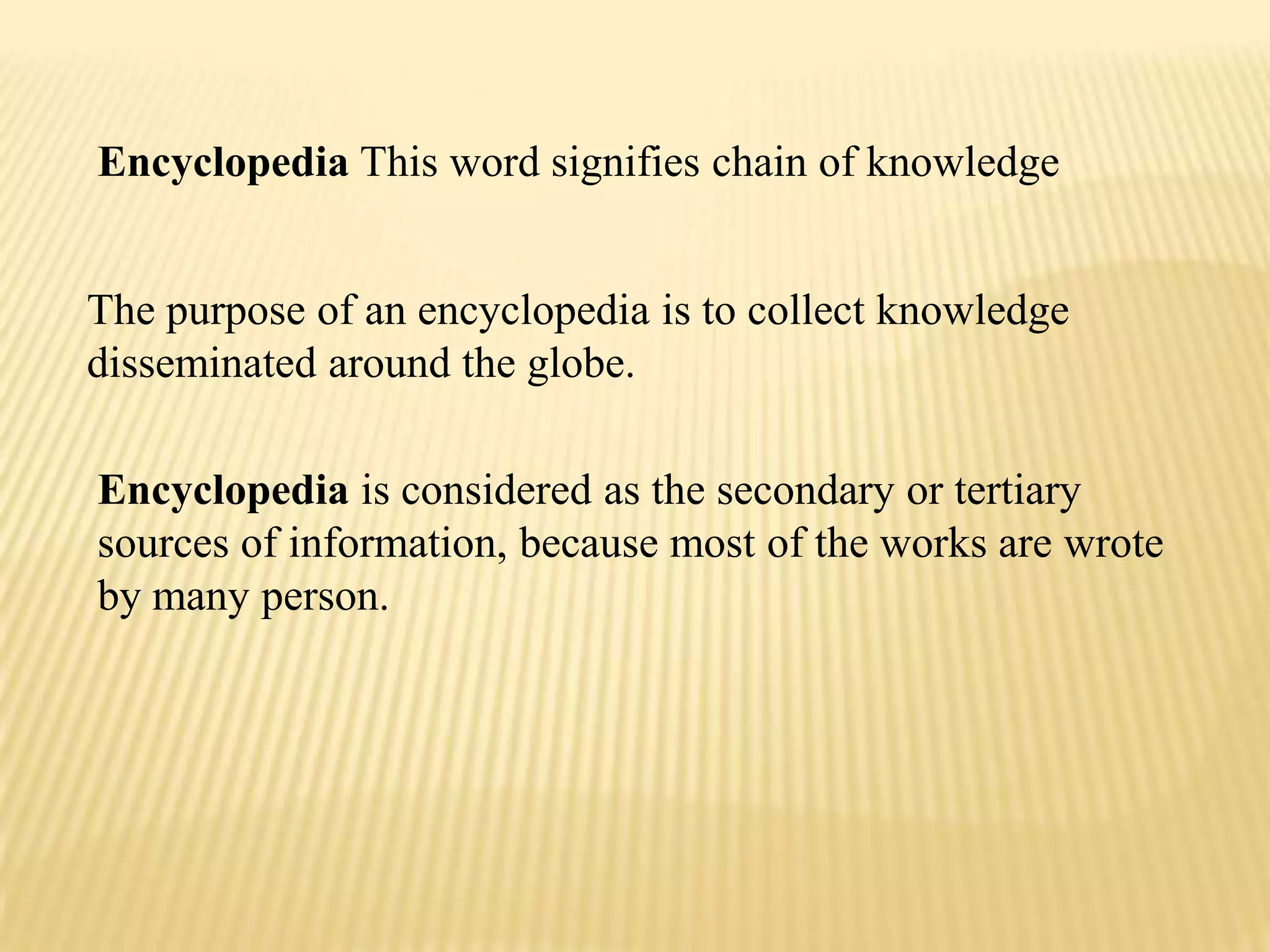 Encyclopedia | PPTX