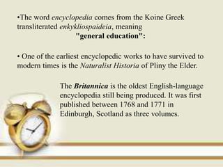 Encyclopedia | PPTX