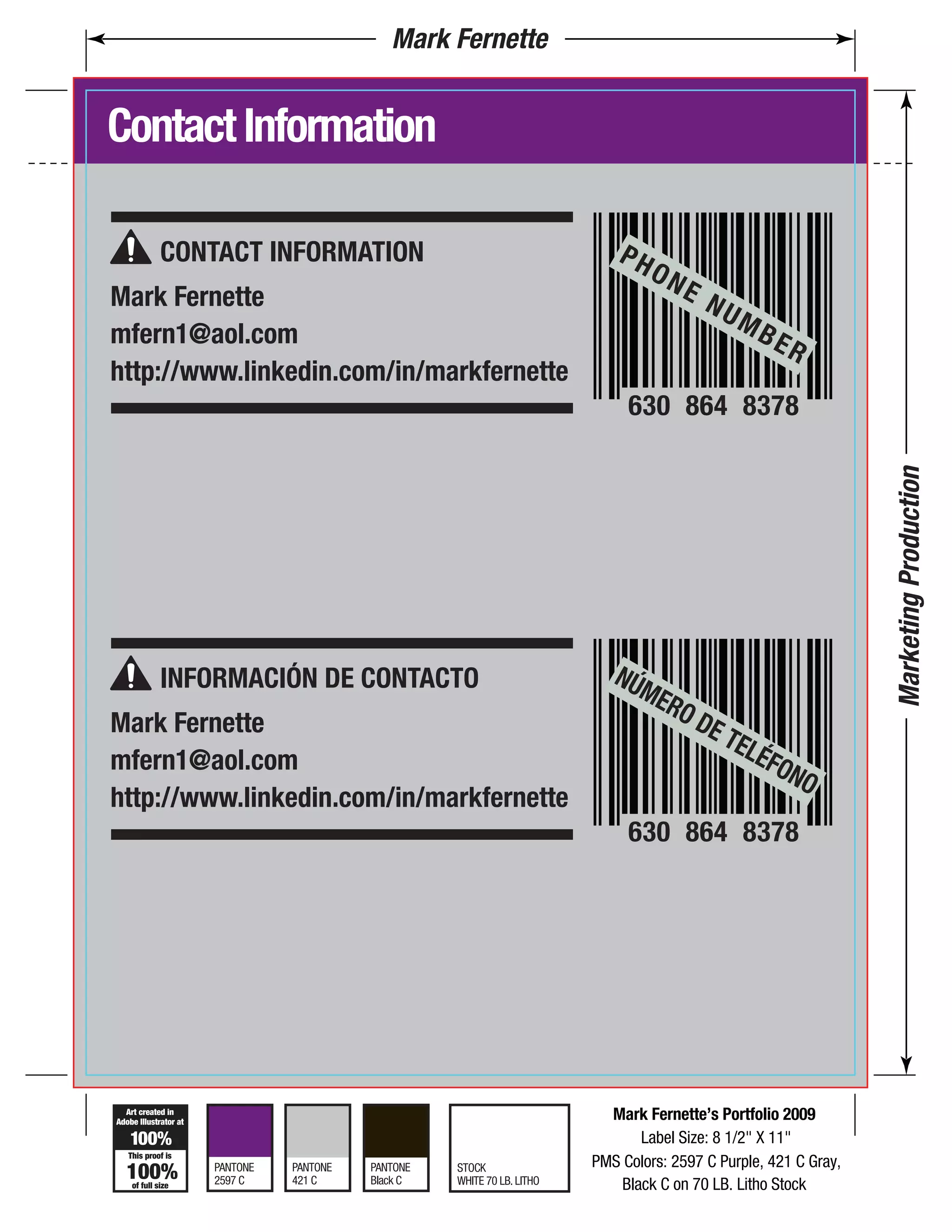 Mark Fernette Portfolio | PDF