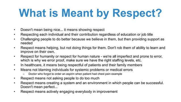 Respect for People and Continuous Improvement for Healthcare | PPT