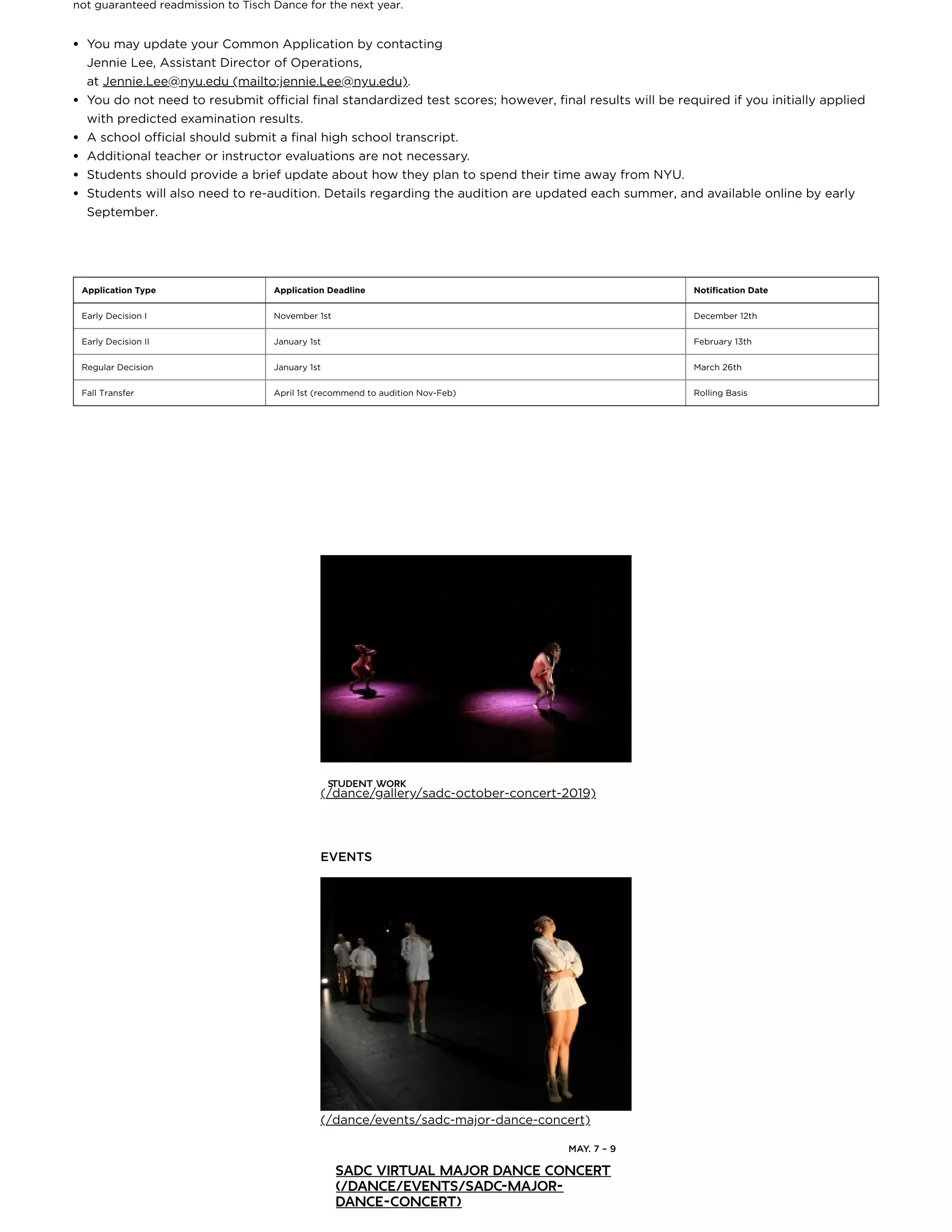 UNDERGRADUATE APPLICATION REQUIREMENTS | PDF | College Planning | College Education