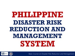 Markii 1_Philippine Disaster Risk Reduction and Management System | PPTX