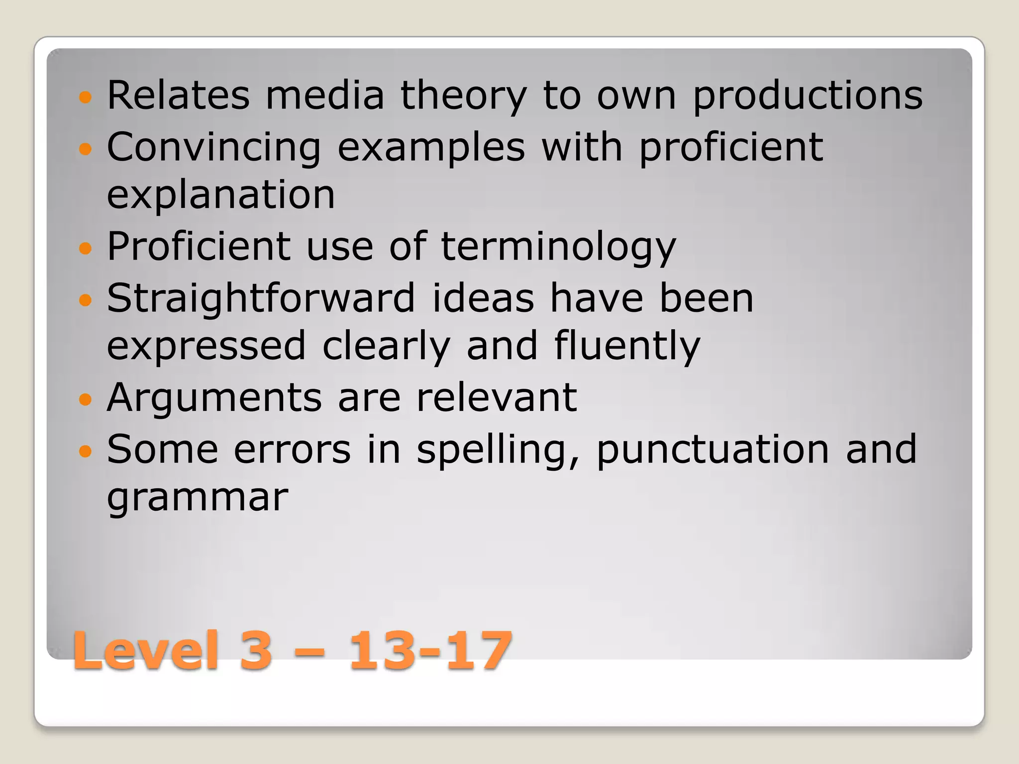 Marking breakdown | PPTX