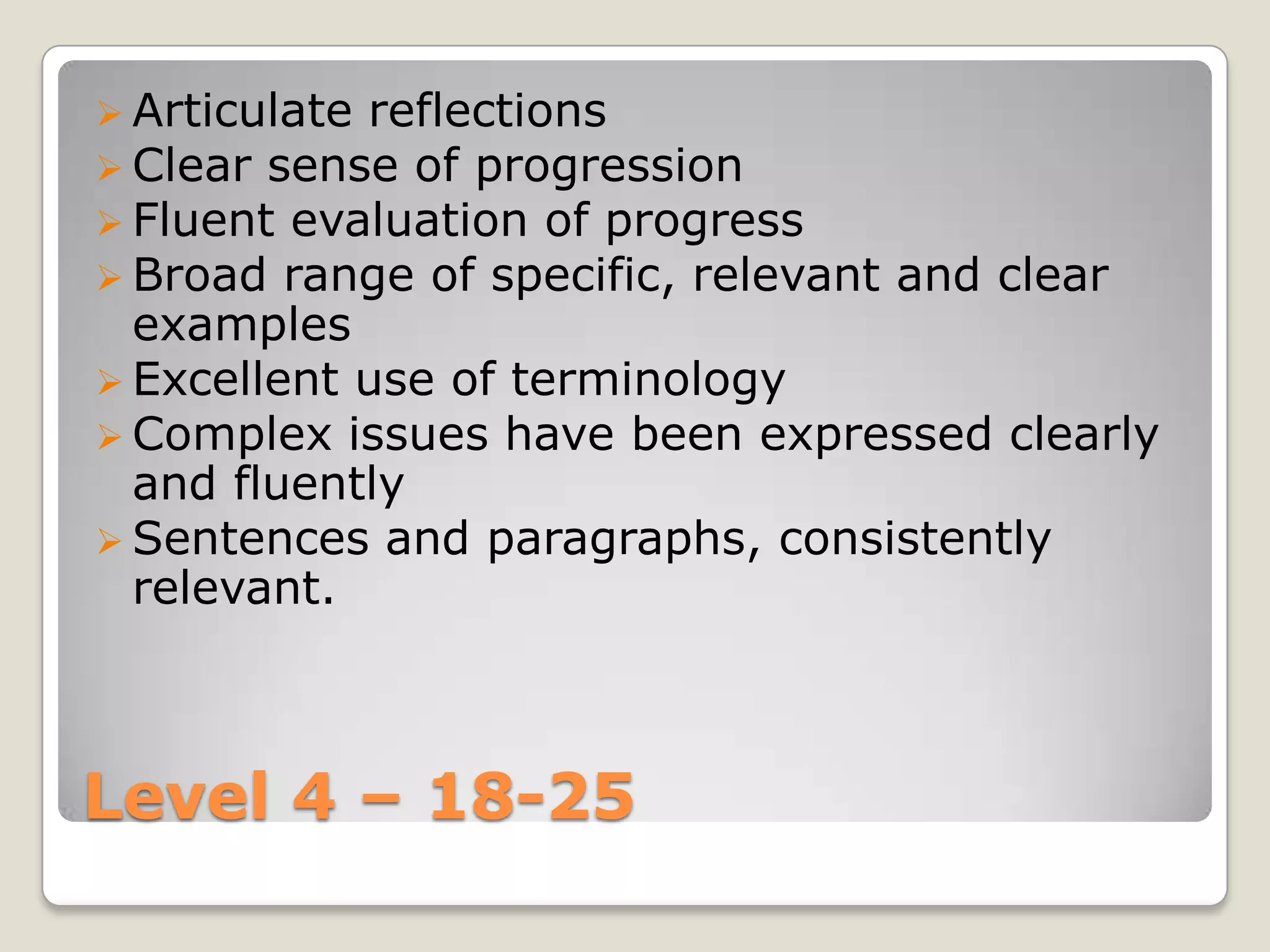 Marking breakdown | PPTX