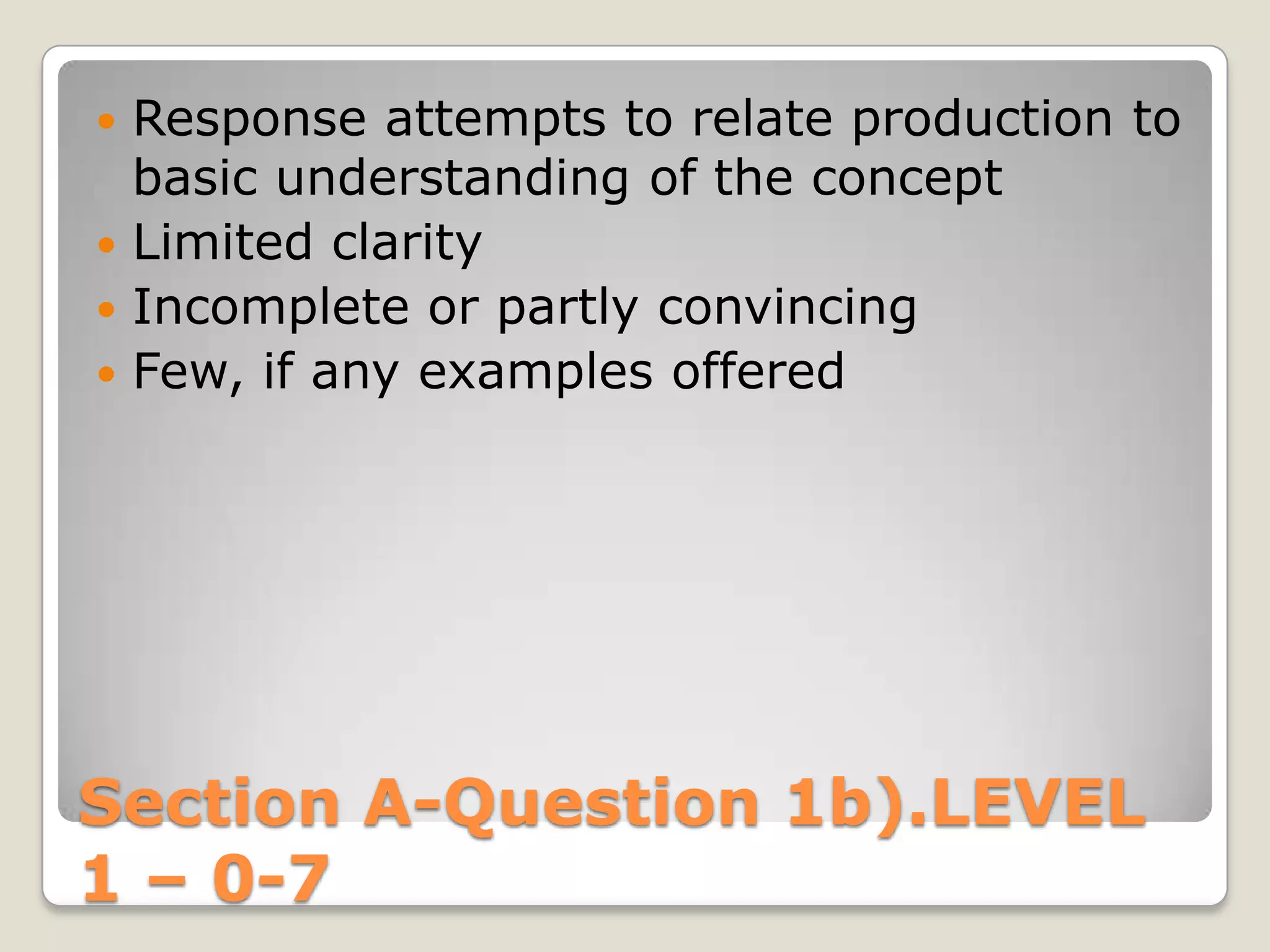 Marking breakdown | PPTX