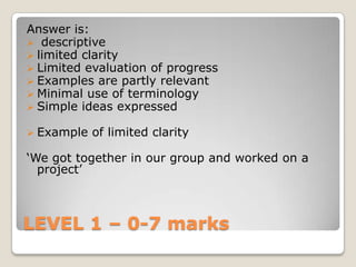 Marking breakdown | PPTX