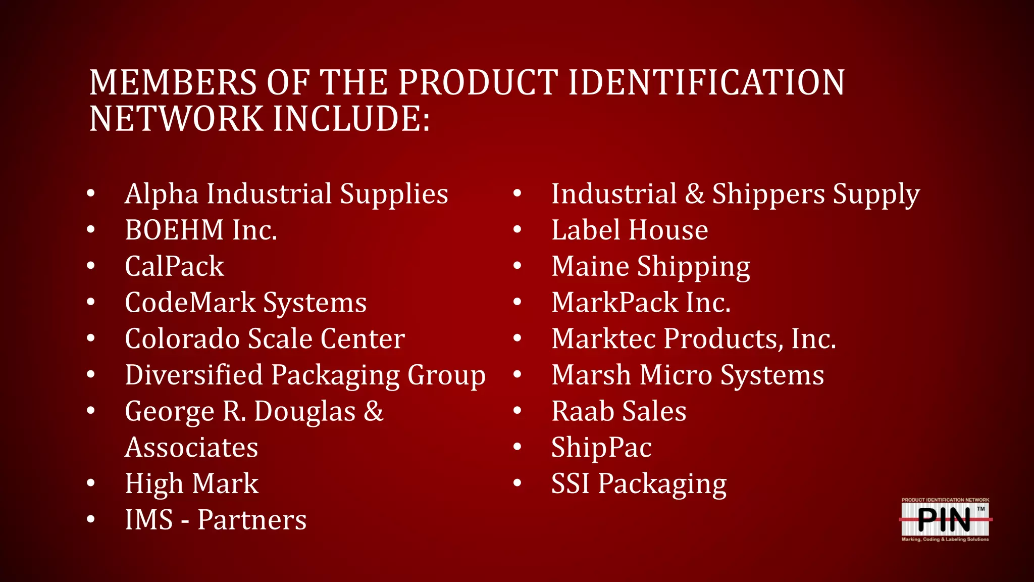 Marking, Coding & Labeling Solutions | PPT