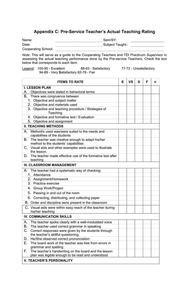 Marking guide for instructional materials | PDF