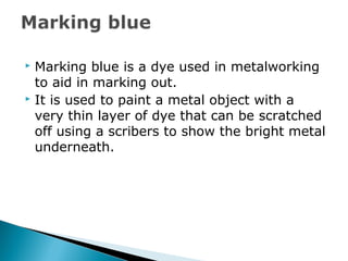 Marking out tools ppt | PPT