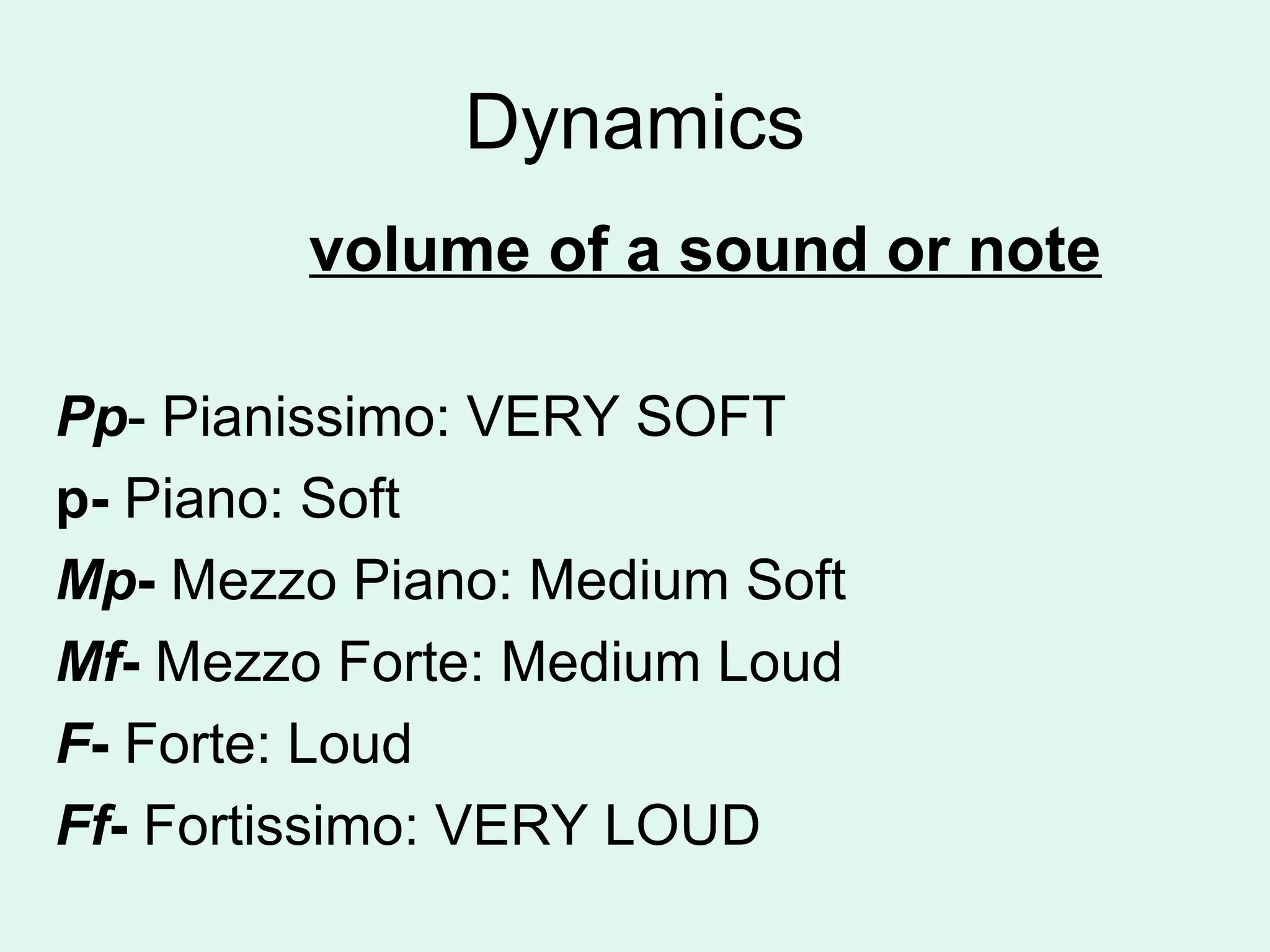 Music Terminology | PPT