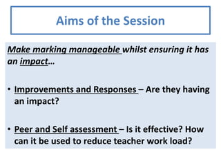 Marking staff meeting 12.5.15
