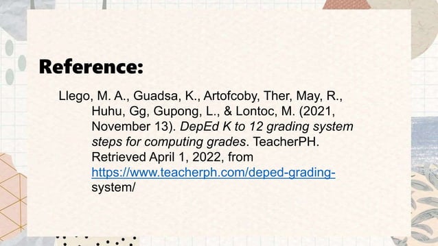 Marking System in Grade Levels_REPORT.pptx