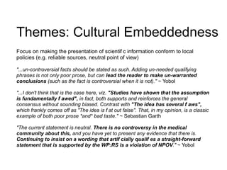 Marking territory: Exerting Control over the Shape of Scientific ...