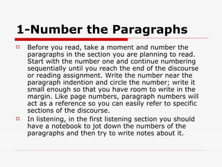 Marking the discourse | PPT