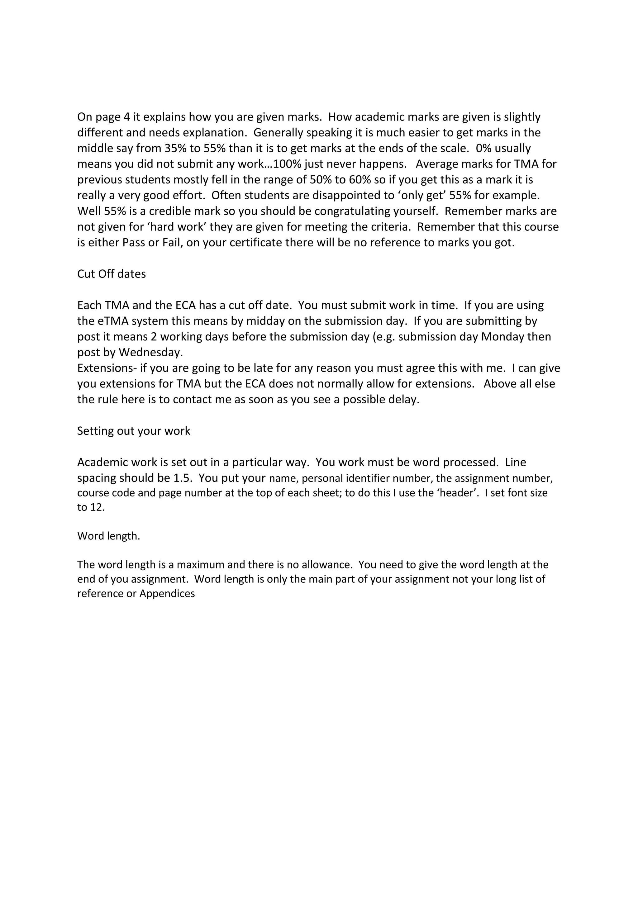 TMA 01 notes | DOCX