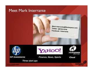 Mark Interrante OpenStack Design Summit | PPT