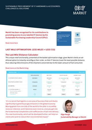 Markit - Sustainable Procurement Of IT Hardware And Accessories | PDF