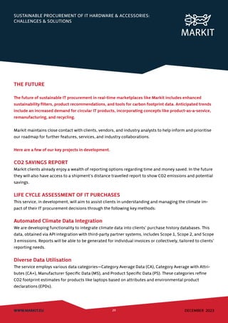 Markit - Sustainable Procurement Of IT Hardware And Accessories | PDF