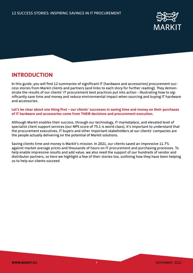 12 IT Procurement Success Stories | PDF