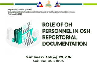 Roles of Occupational Healt personel.pptx