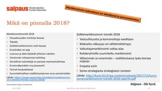 Markkinointi 16.1.2018