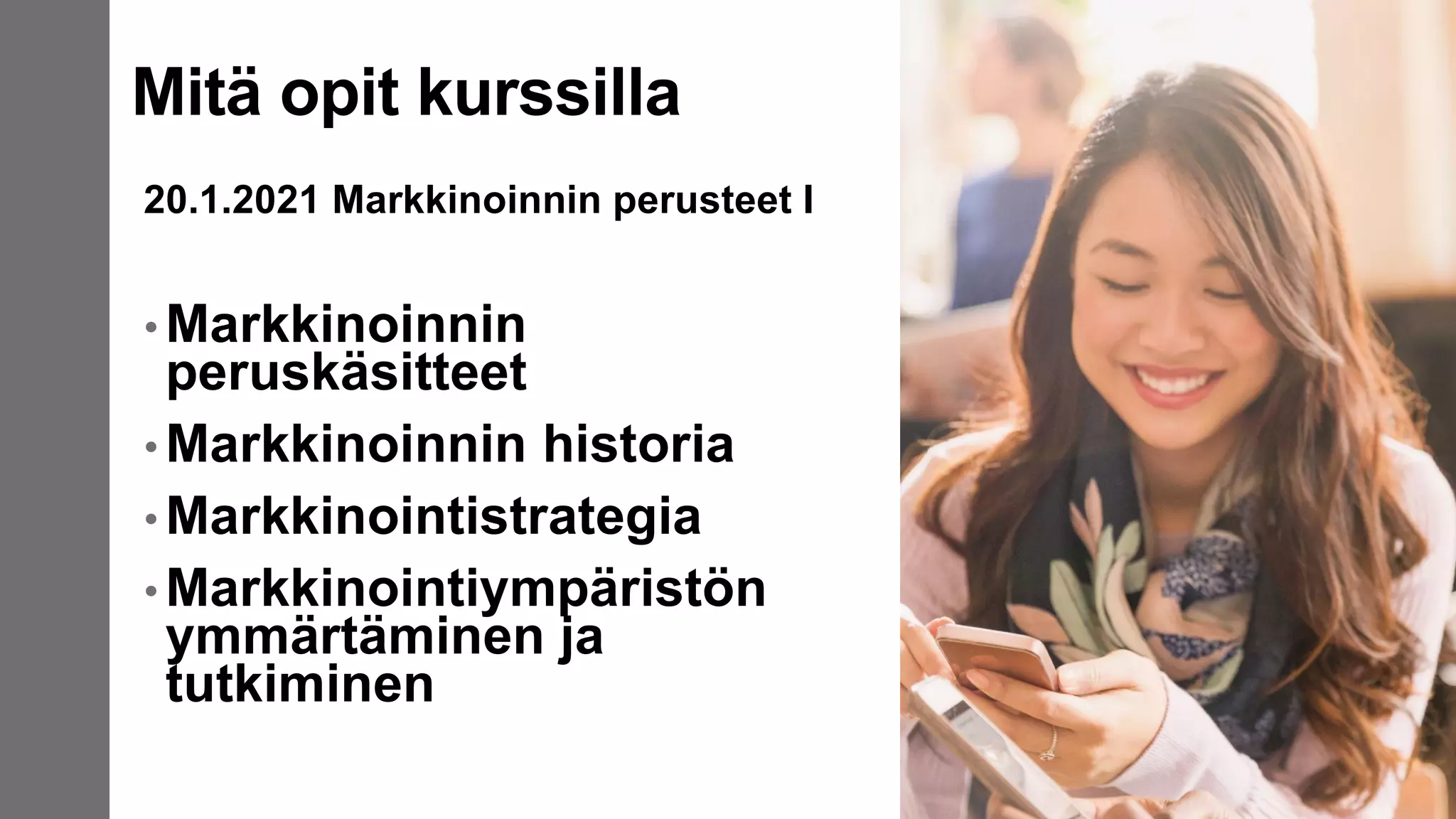 Markkinoinnin perusteet I | PPT
