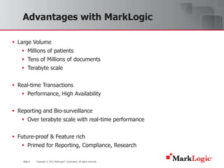 MarkLogic Applications in Healthcare | PPT