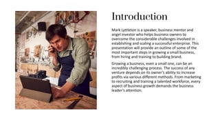 Mark Lyttleton - Critical Steps in Growing a Small Business | PDF ...