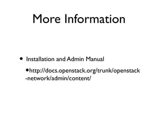 Mark McClain - OpenStack Quantum Networking | PPT