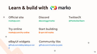 Marko.js - Unsung Hero of Scalable Web Frameworks (DevDays 2025) | PDF