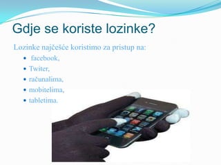 Marko aleksa sigurnije-lozinke | PPT