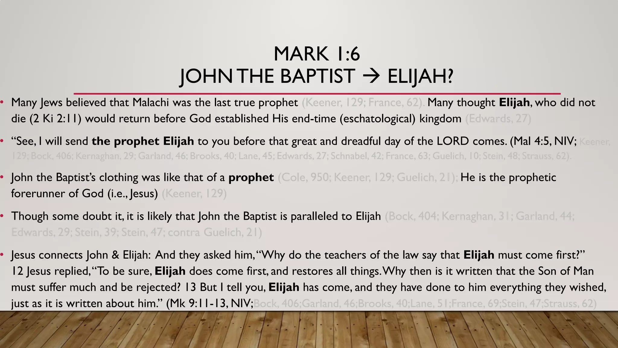 The Gospel of Mark Prologue (Part I) | Mark 1:1-8 Lesson | PDF