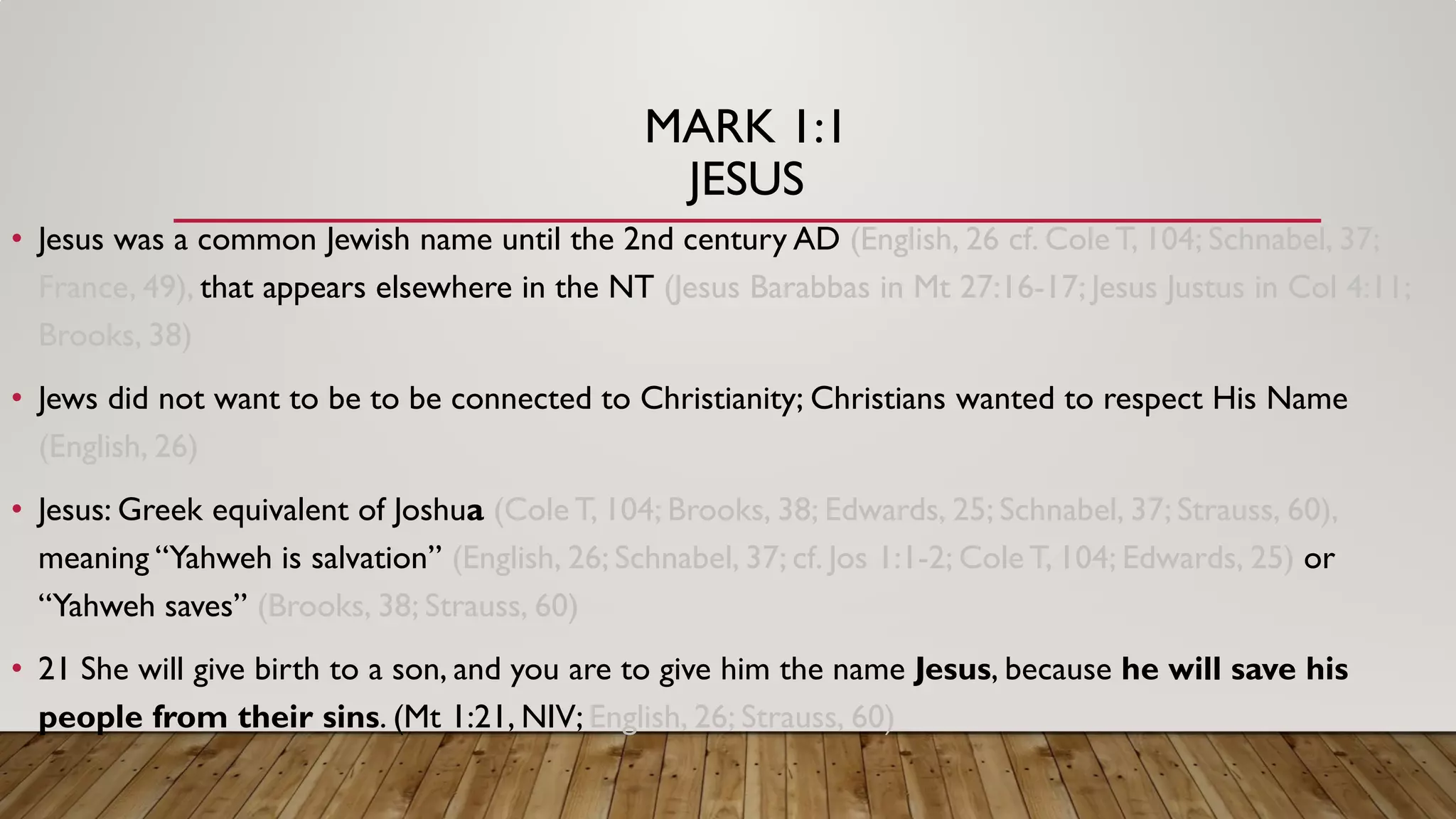 The Gospel of Mark Prologue (Part I) | Mark 1:1-8 Lesson | PDF