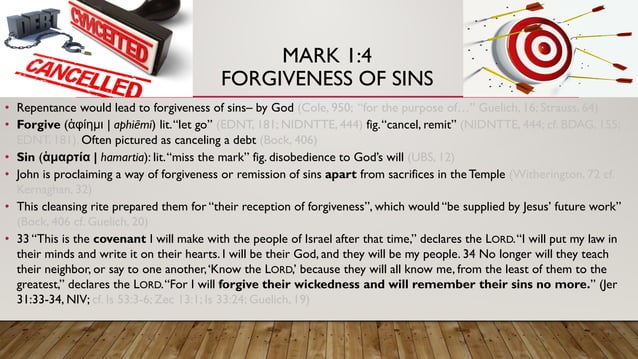 The Gospel of Mark Prologue (Part I) | Mark 1:1-8 Lesson | PDF ...