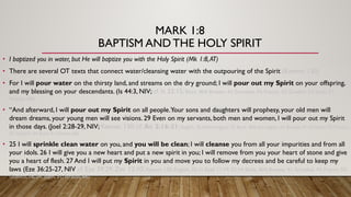 The Gospel of Mark Prologue (Part I) | Mark 1:1-8 Lesson | PDF ...
