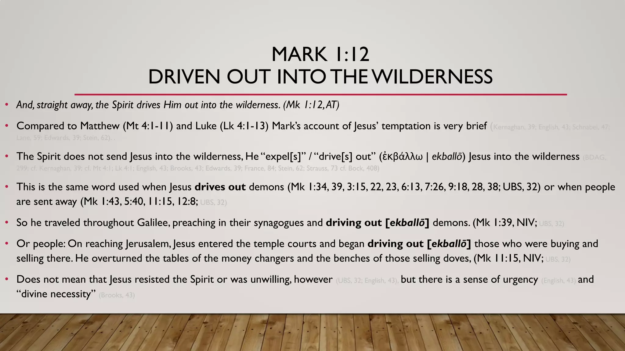 The (Post-)Baptism and Temptation of Jesus | Mark 1:9-13 Lesson | PDF